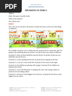 Flyers 4 Speaking Test Guide | PDF