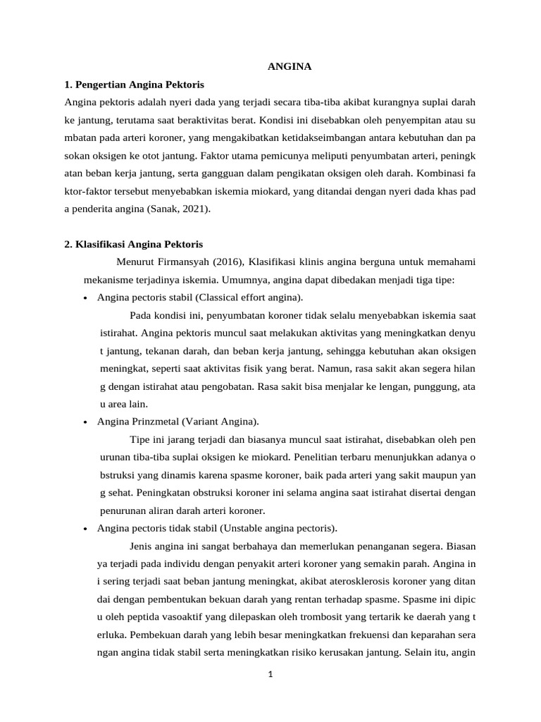 Angina Materi Soca | PDF