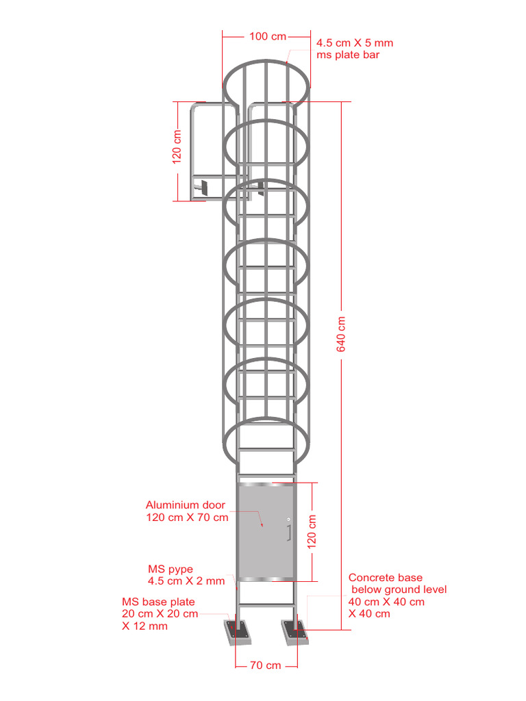 External Monkey Ladder For C-Store | PDF