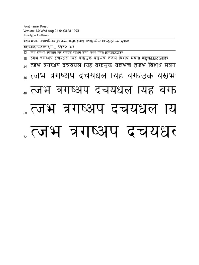Nepali Font | PDF