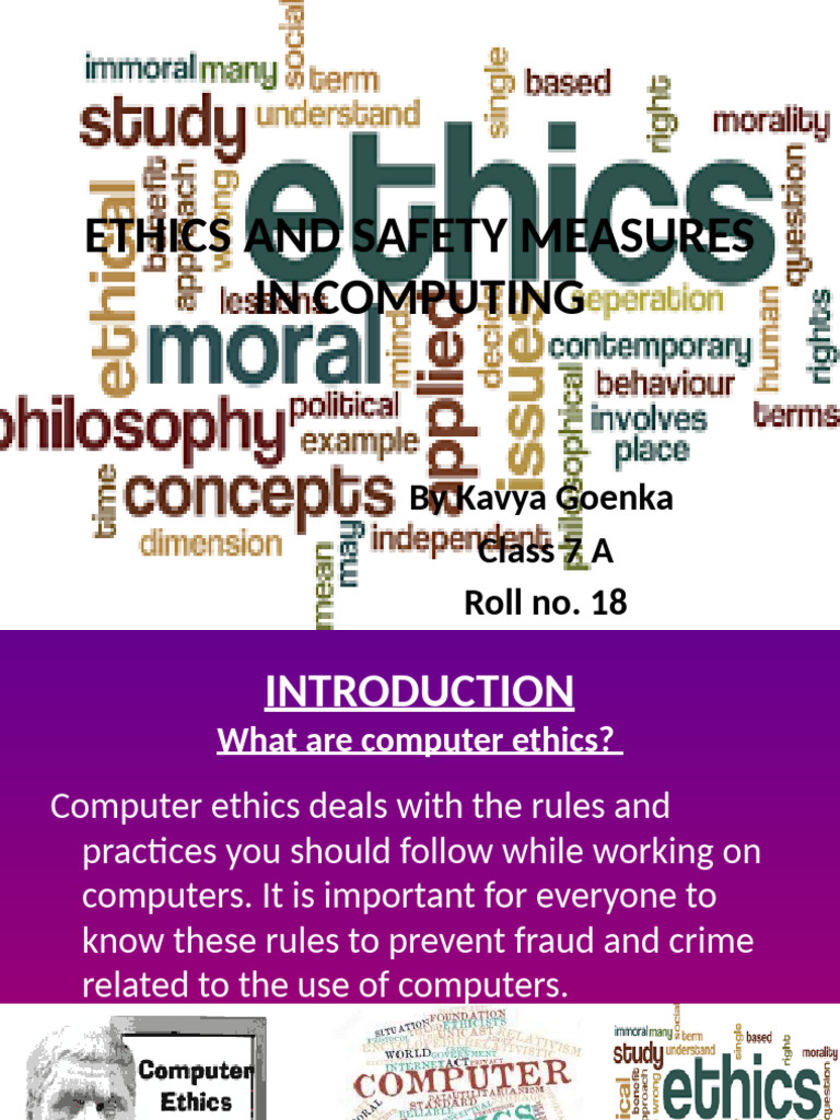 Ethics and Safety in Computing for Class 7 | PDF | Spamming | Antivirus ...