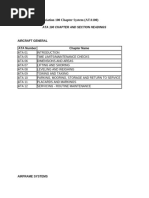 ATA Chapter Overview for Aircraft | PDF