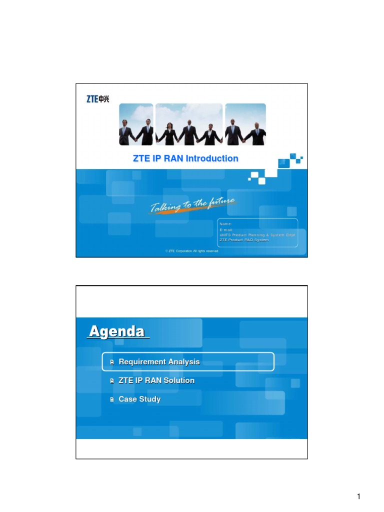 25 ZTE IP RAN Introduction (Slide) | PDF | Internet Protocols | Quality ...