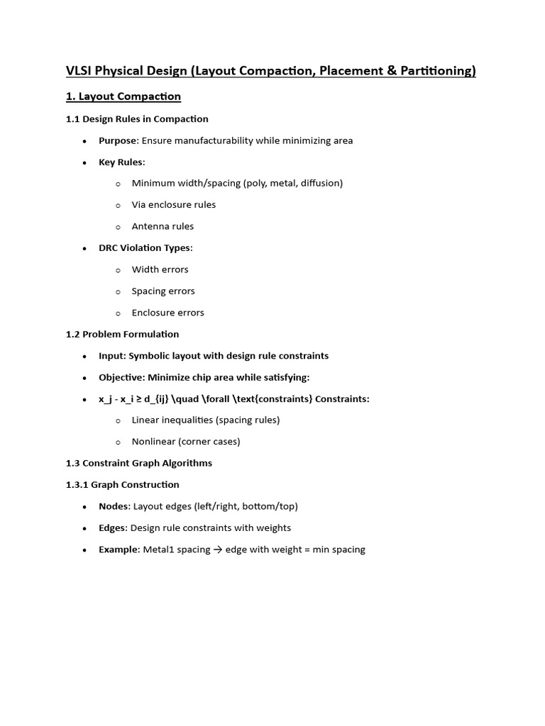 Unit 2 (VLSI Design Automation) | PDF | Applied Mathematics ...