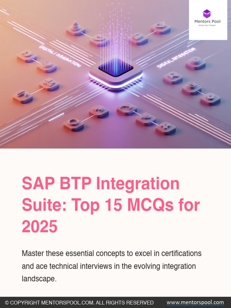SAP BTP Integration Suite MCQs 2025 | PDF | Cloud Computing | Computing