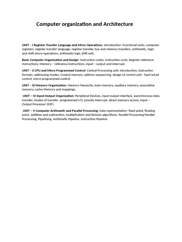 Computer Organization and Architecture | PDF | Computer Data Storage | Central Processing Unit