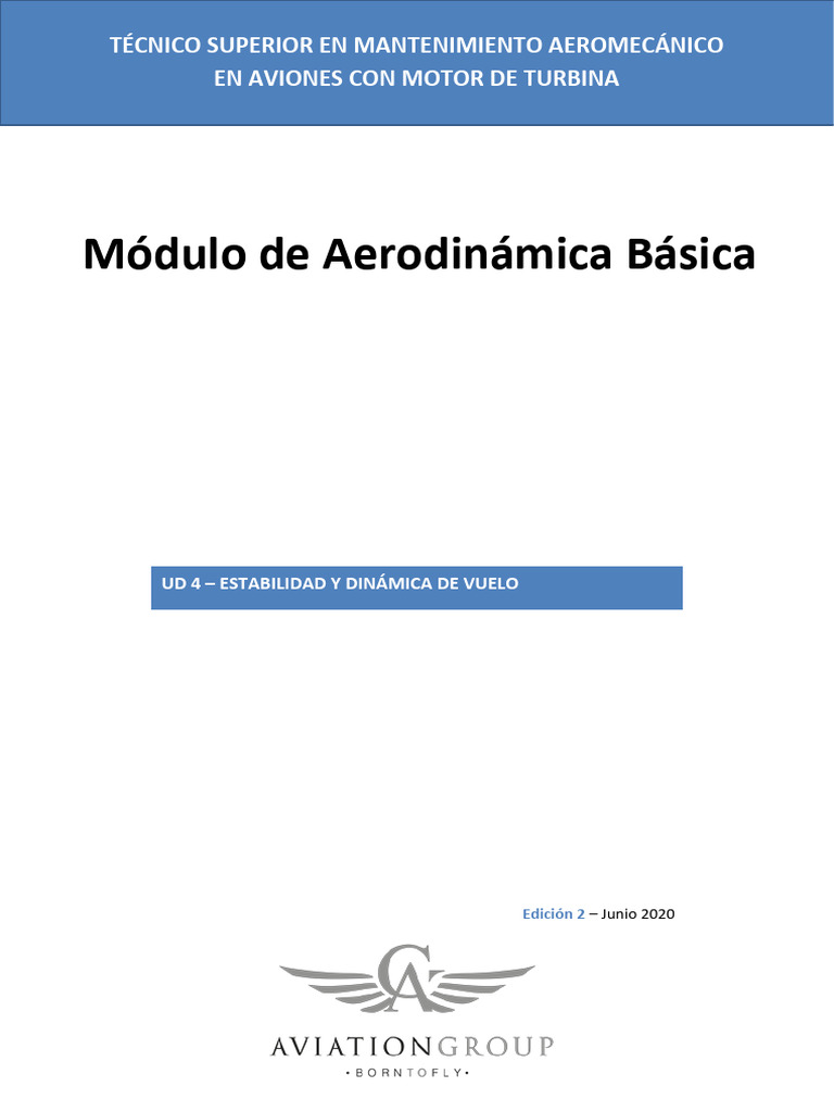 Aerodinámica 4 | PDF | Avión | Superficies de control de vuelo