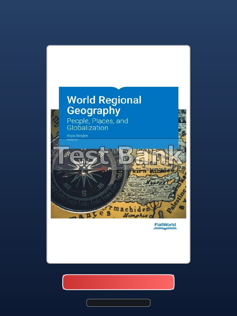 World Regional Geography People Places and Globalization V 20 2nd ...