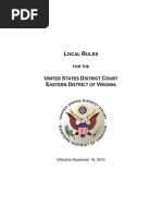 Local Rules For The US District Court | PDF | Discovery (Law) | Pleading