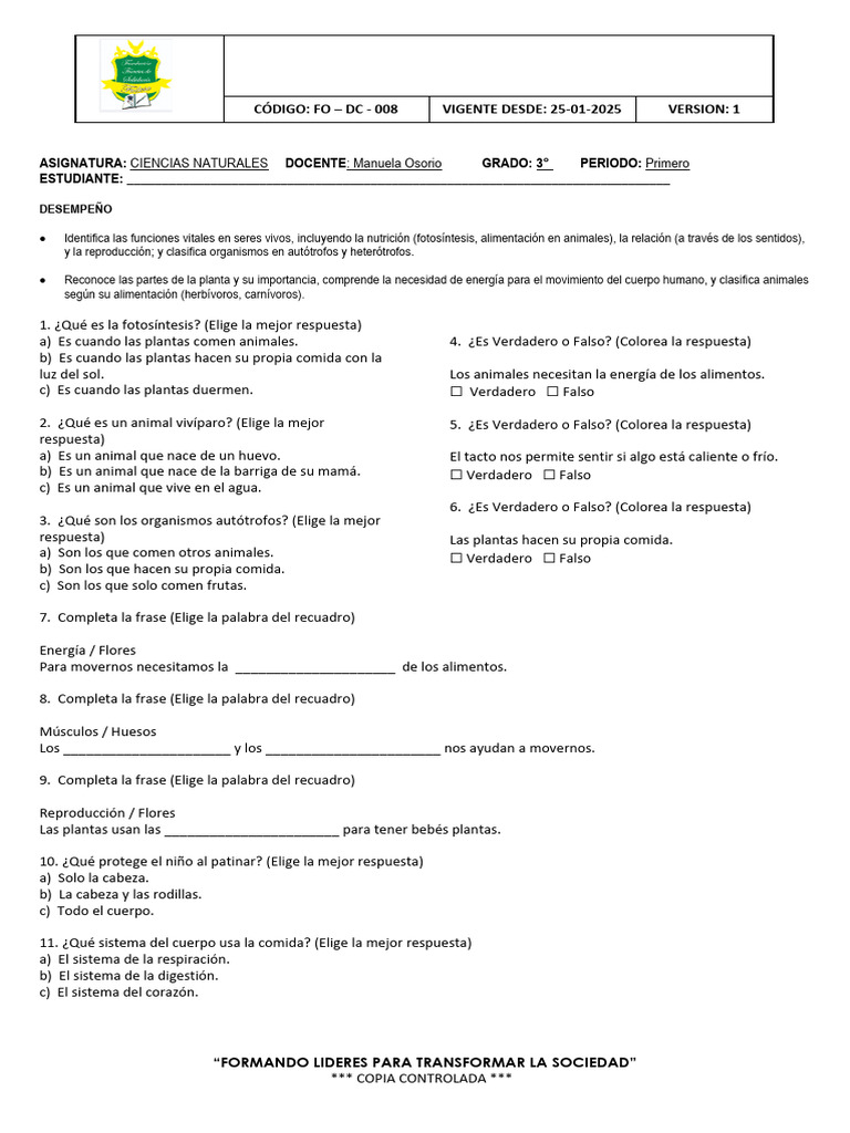 CN - Sarayt Manuela | PDF | Plantas | Comiendo