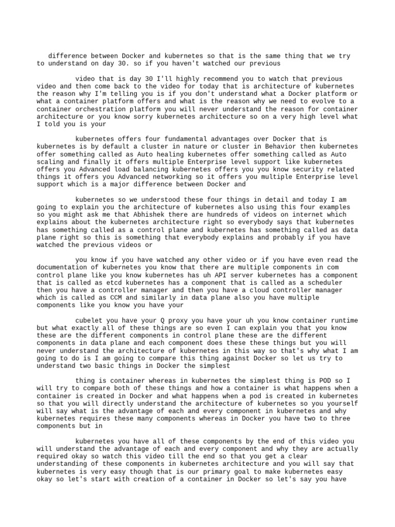 Notegpt Day 31 Kubernetes Architecture Using Examples Kubernetes Is Easy Devops K8s