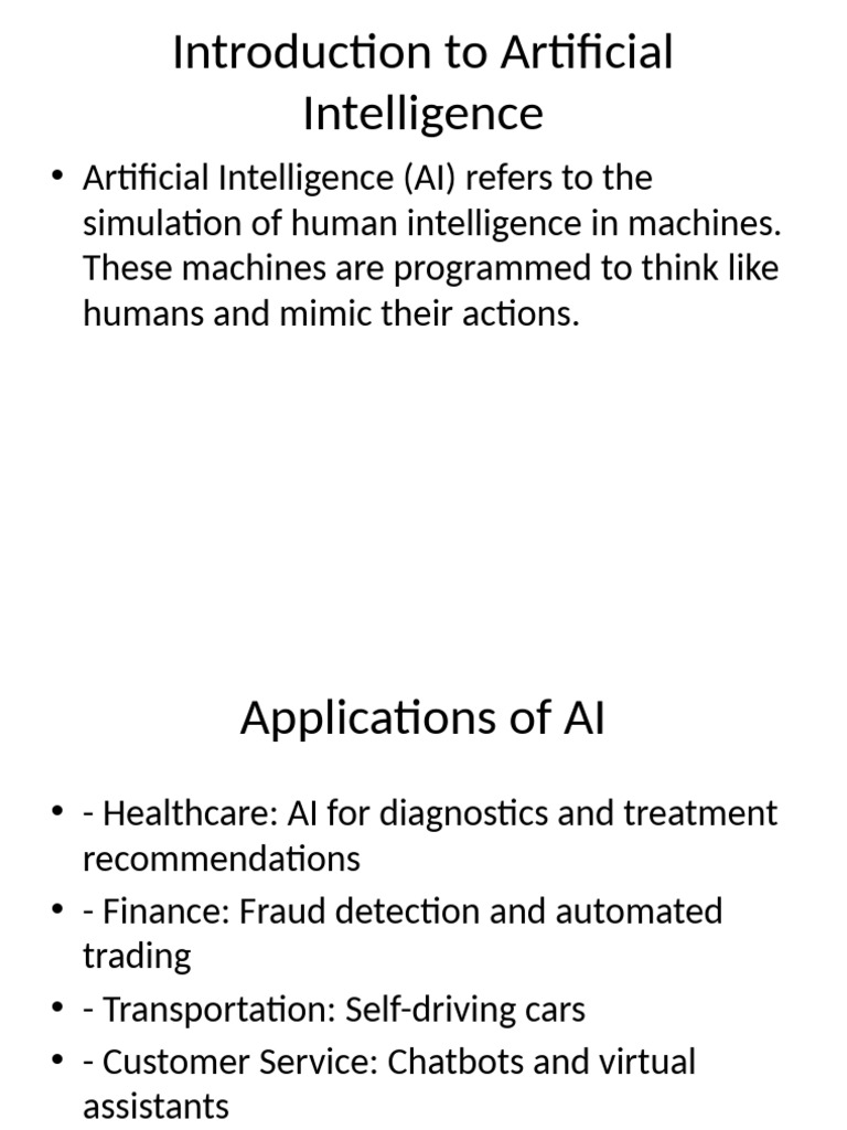 Artificial Intelligence Presentation Pdf