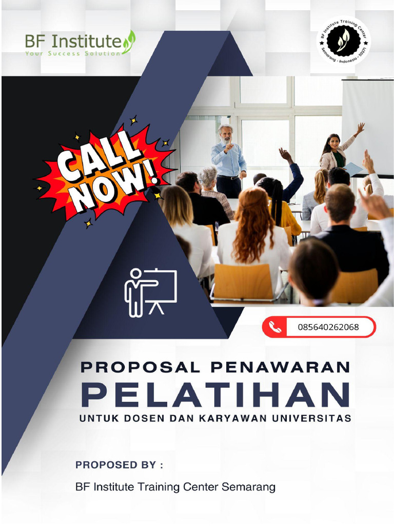 Proposal Pelatihan Tema Umum Pelatihan Dosen Karyawan Universitas | PDF