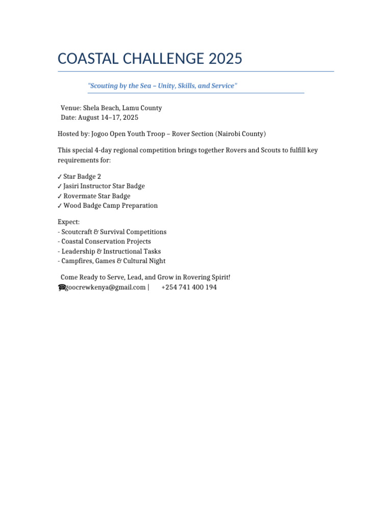 1 Rover Poster Invitation | PDF
