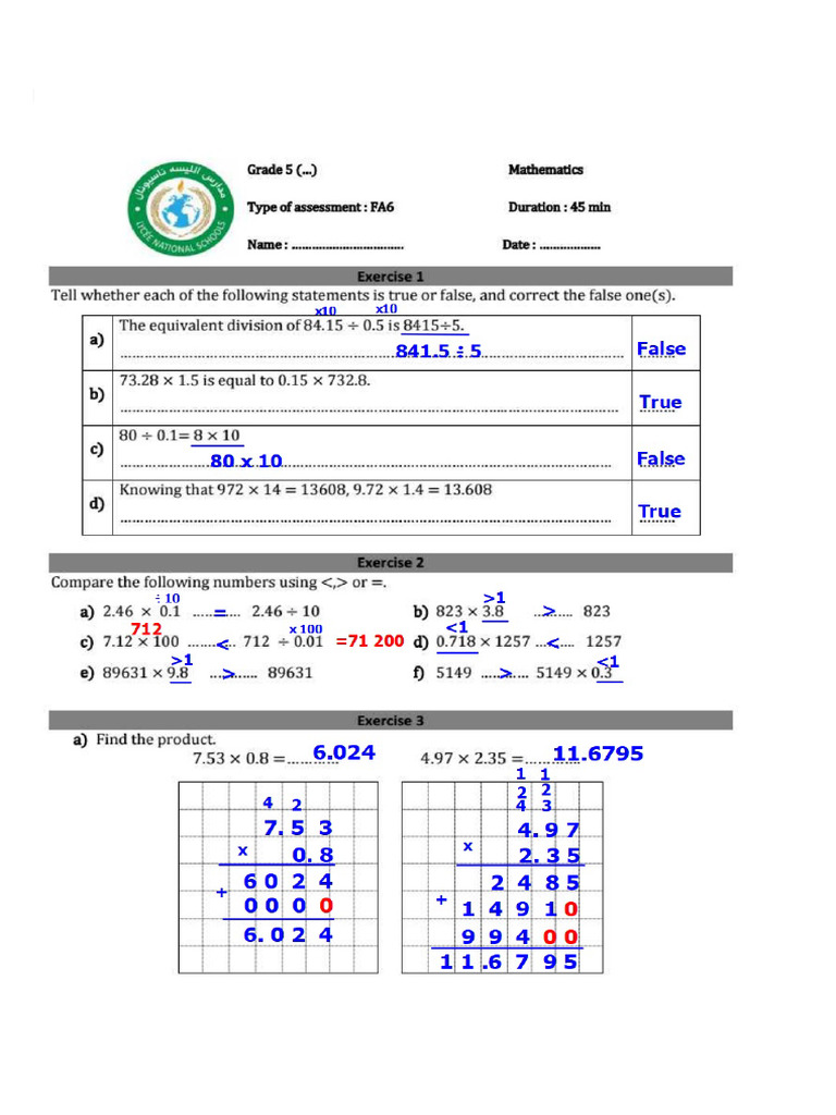 Ak FA6 Gr5 2023 2024 | PDF