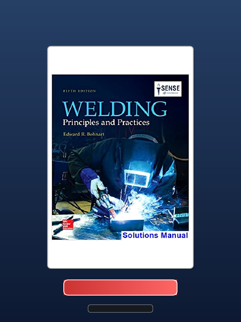 Welding Principles and Practices 5th Edition Bohnart Digital Access | PDF | Multiple Choice ...