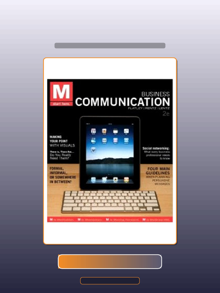 M Business Communication 2nd Edition Marie Rentz Flatley Ebook and ...