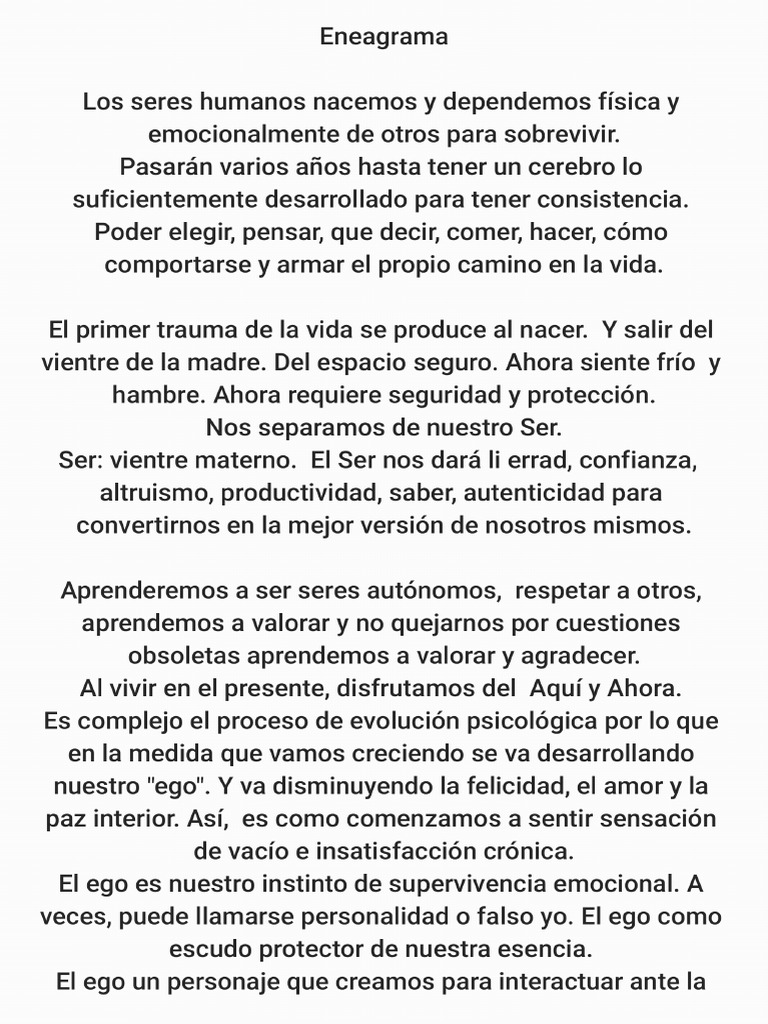 Eneagrama Teoría 250124 125429 | PDF
