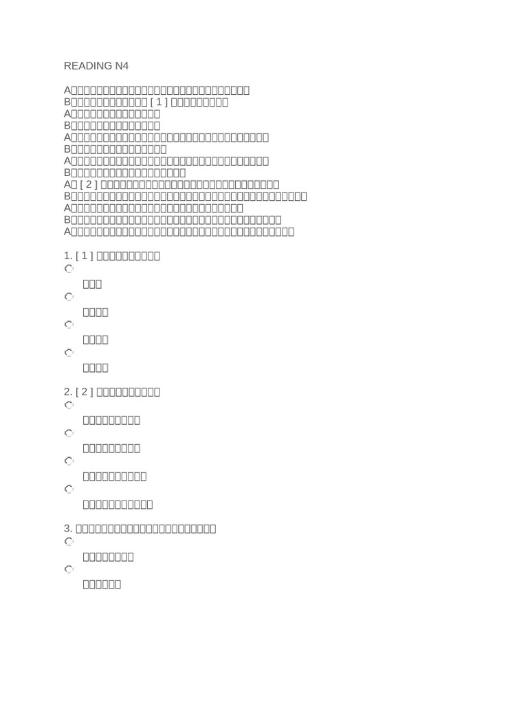 Reading n4 | PDF