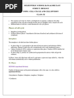 Biology Chapter 10 Cell Cycle and Cell Division Class 11 Notes PDF ...