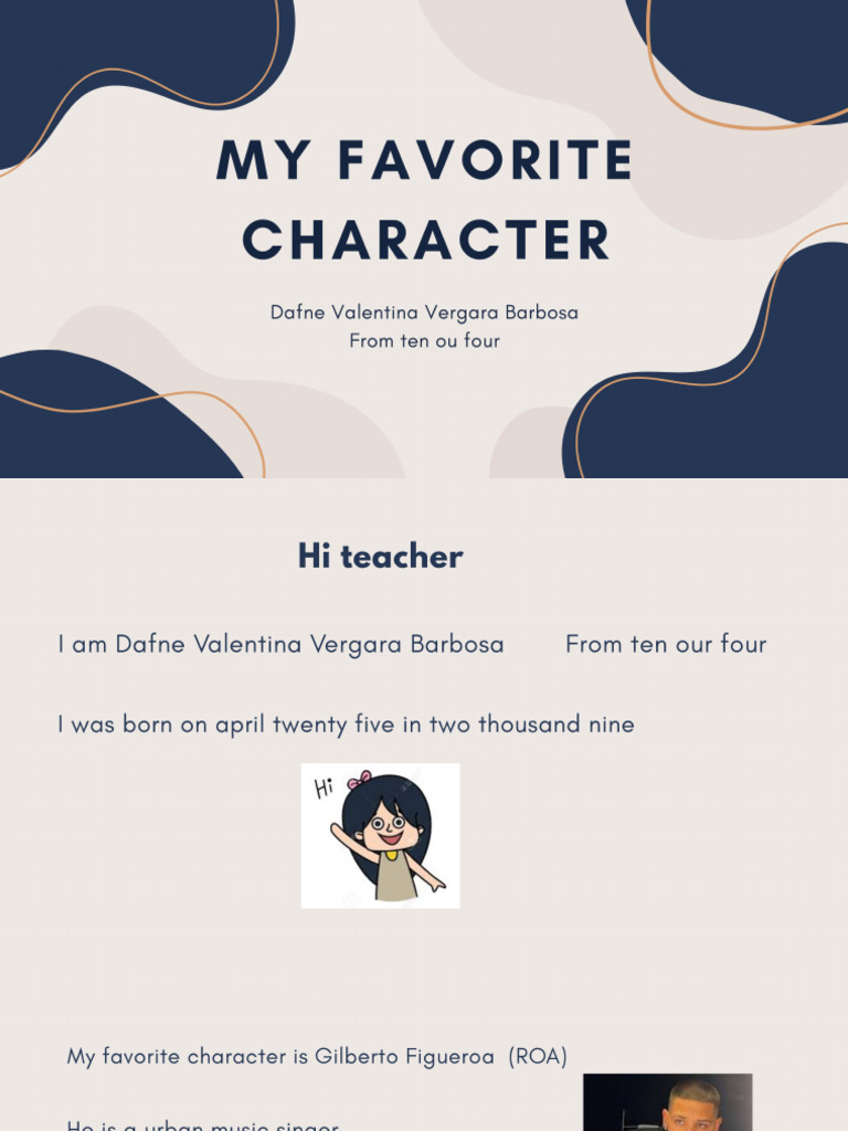 My Favorite Character - 20250530 - 153346 - 0000 | PDF