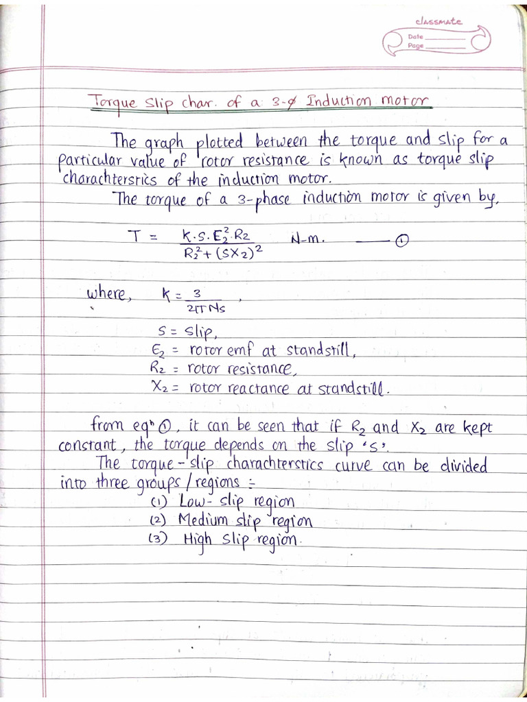Torque Slip Char | PDF