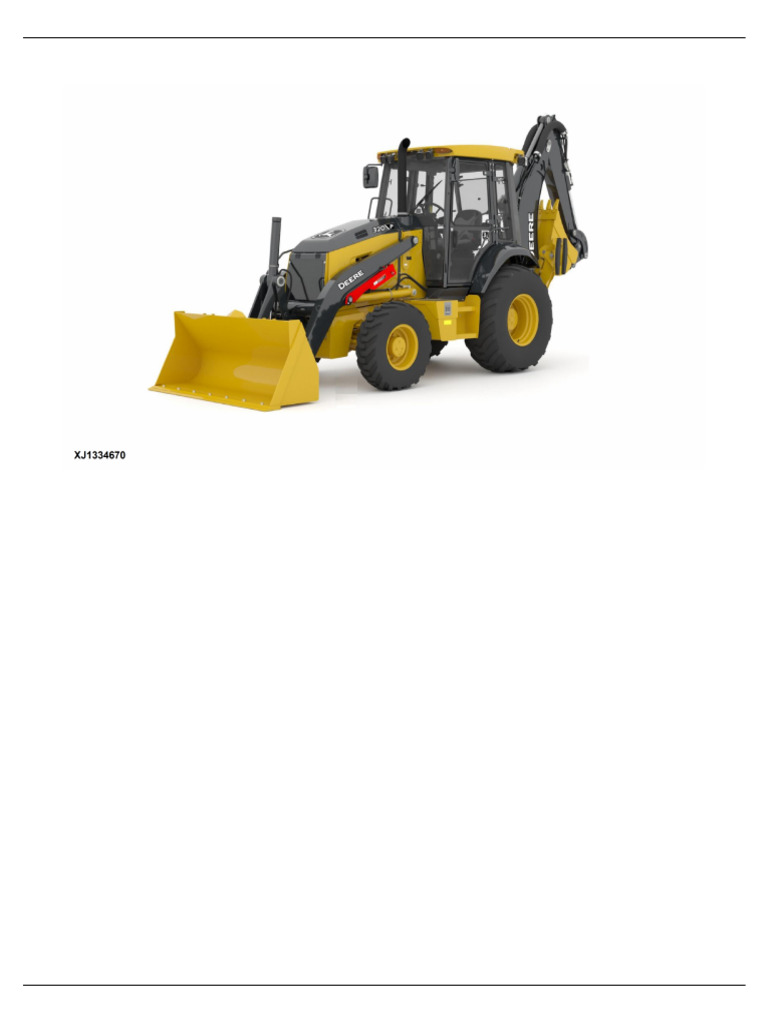 320 P Tier Gen A Backhoe Loader PIN 1YN320PA CA00001 PIN 1YN320PA ...