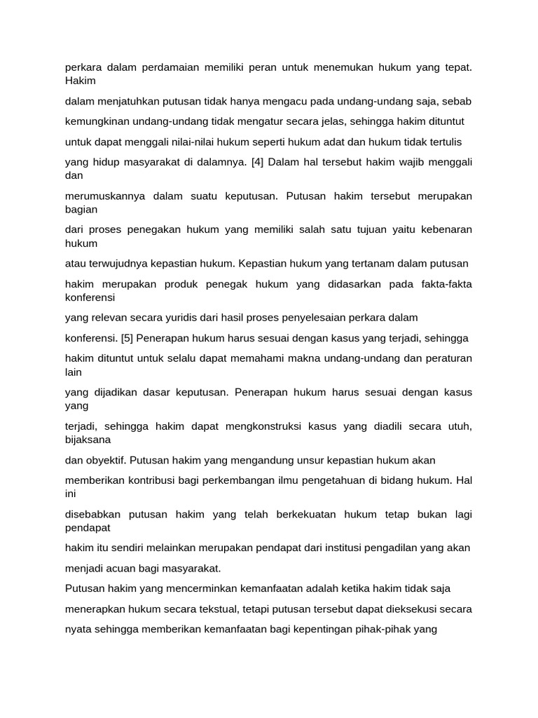 Peran Hakim dalam Menegakkan Hukum | PDF