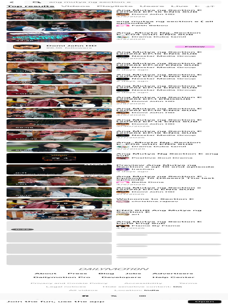 Ang Mutya NG Section e Videos - Dailymotion | PDF