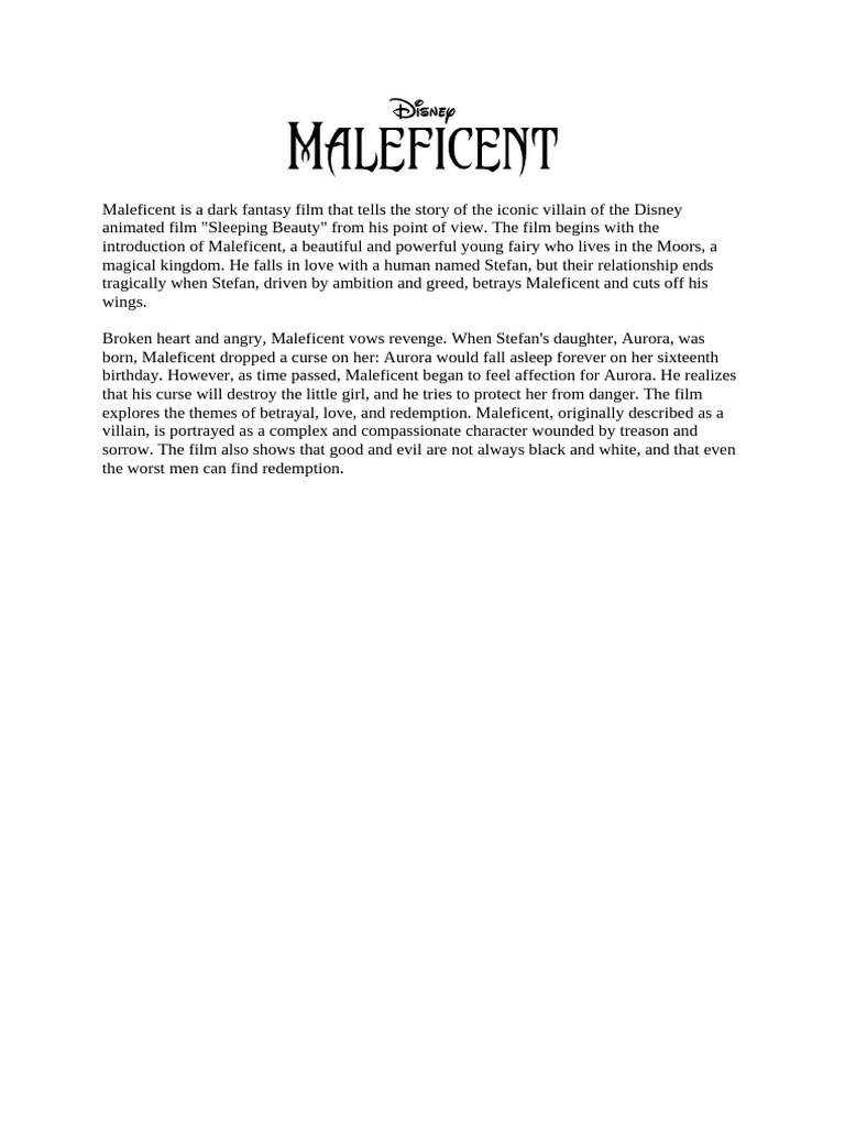 Maleficent | PDF