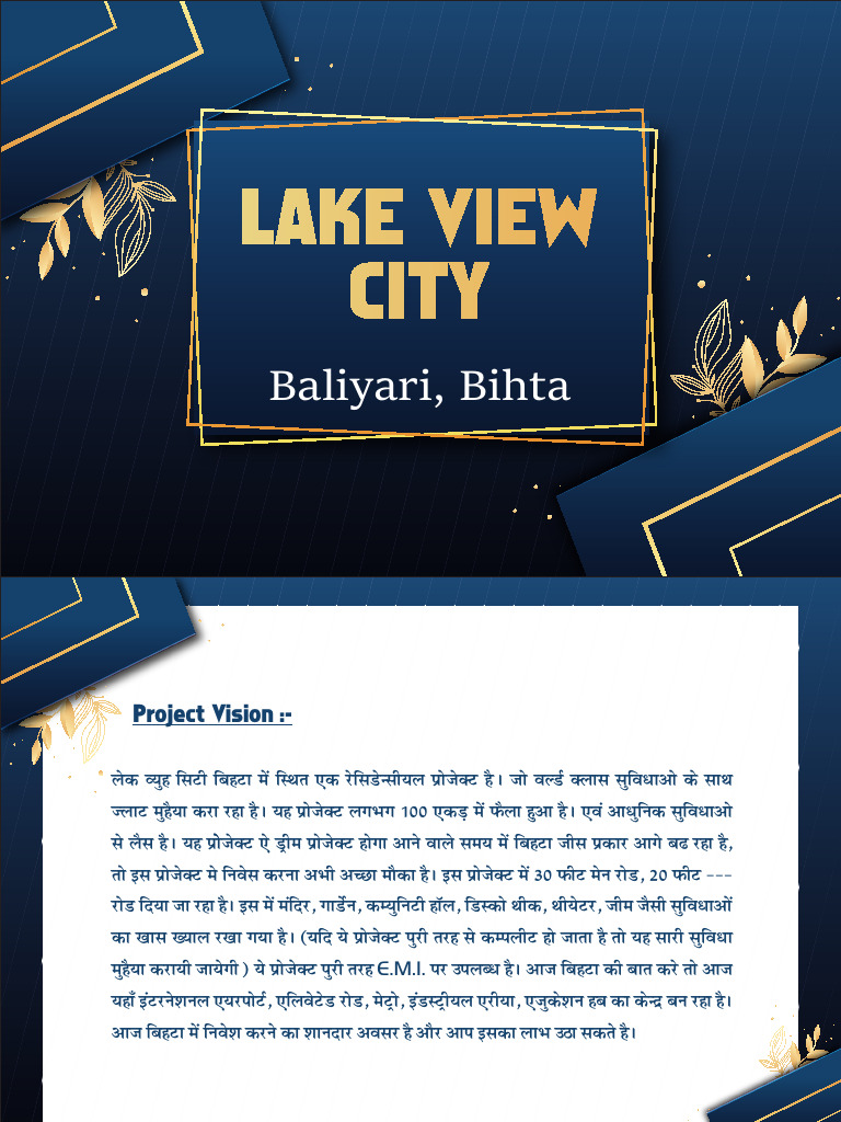 Lake View City Project Overview | PDF