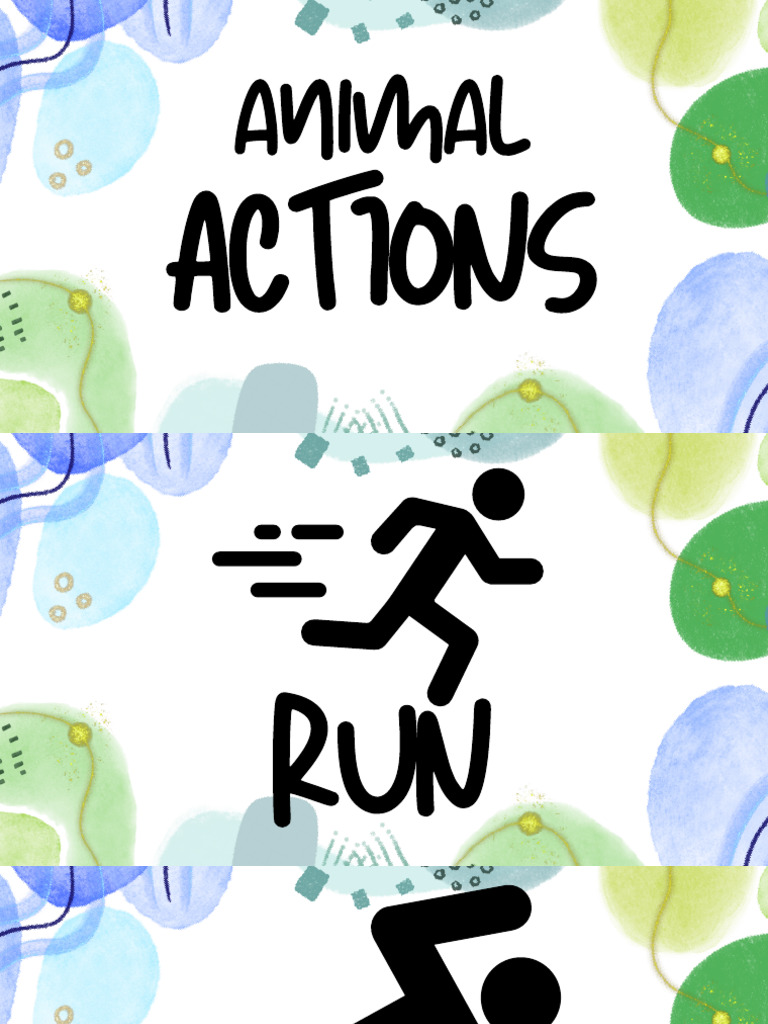 Aau1u5 Animal Actions PDF | PDF