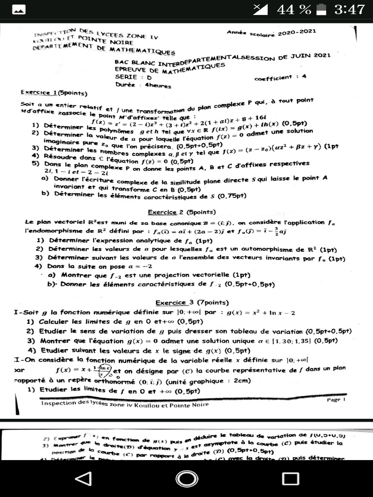 PDF - 1bac Blanc Zone48853 | PDF
