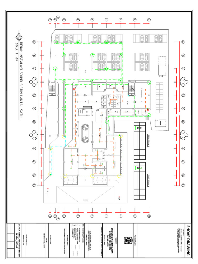 Denah Instalasi Sound System Gedung | PDF