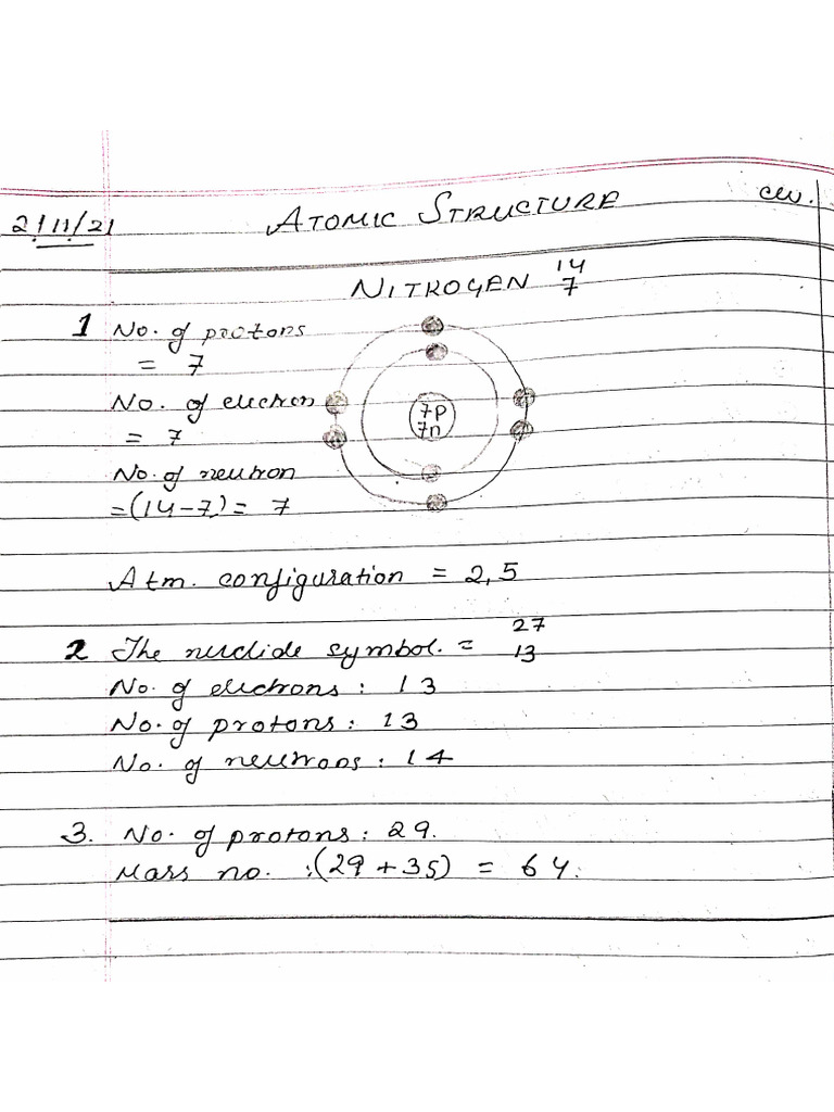 Atomic Structure | PDF