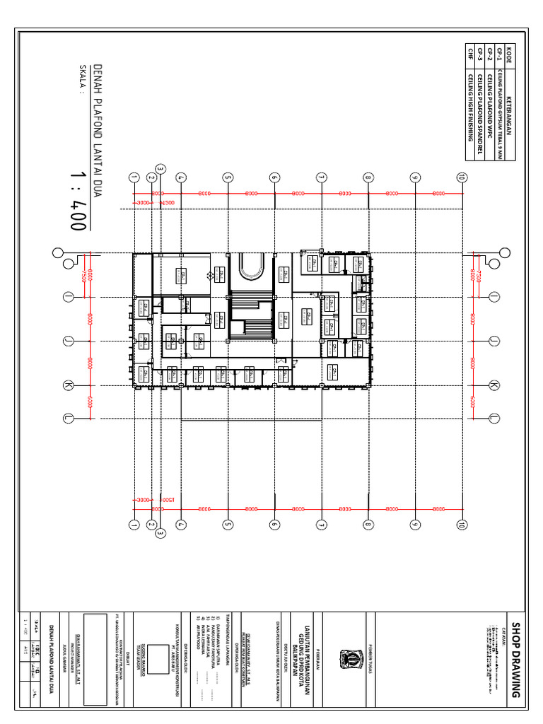 Gambar Denah Plafond LT, 2 | PDF