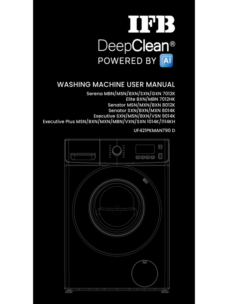 Serena MBN 7012k Cms - Manual-2 | PDF | Washing Machine | Electronic Waste