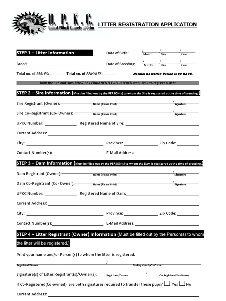 UPKC Litter Application | PDF | Law
