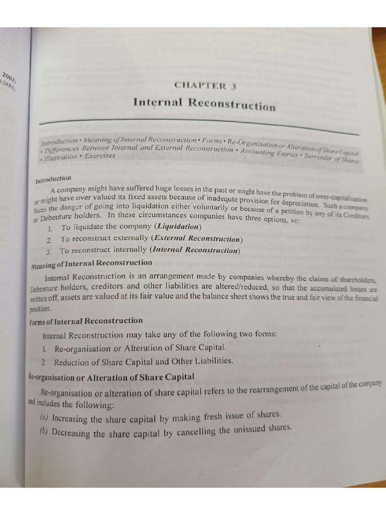 Ca2 Unit-2 Internal Reconstruction | PDF