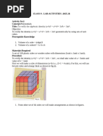Class 10 Maths Lab Manual | PDF