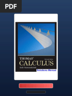 Thomas Calculus 13th Edition Thomas | PDF | Educational Assessment ...