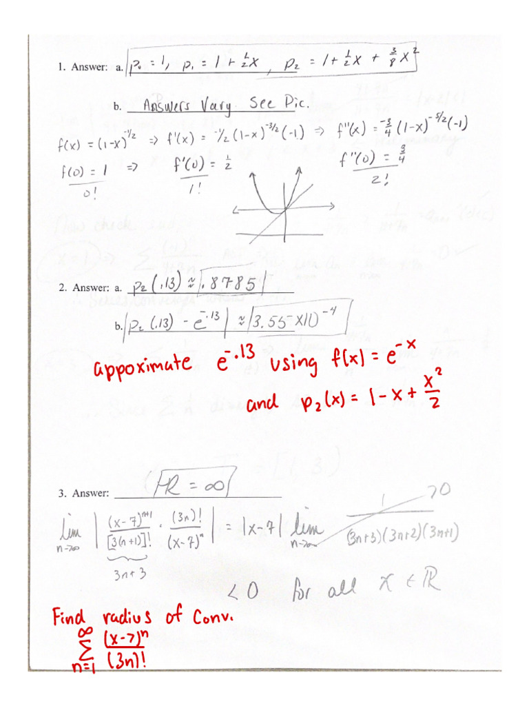 2414 Exam 4 Solutions | PDF