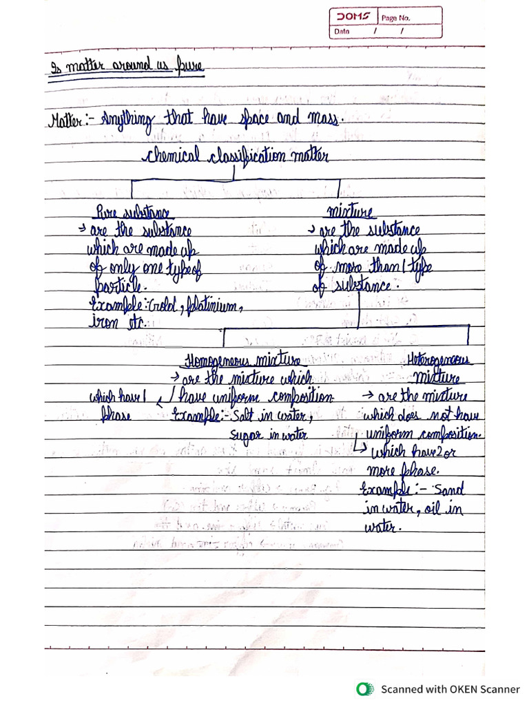 Is Matter Around Us Pure | PDF