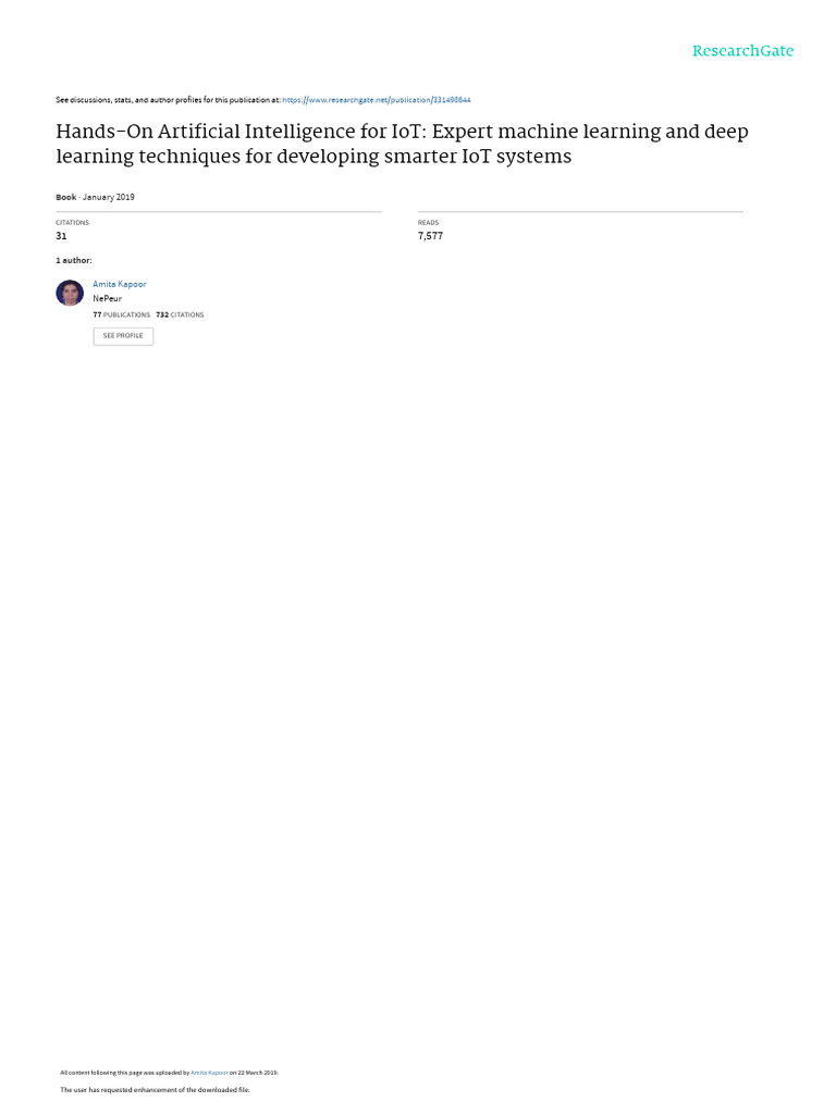 Hands On Artificial Intelligence For IoT Prefinal1 | PDF | Comma Separated Values | Zip (File ...