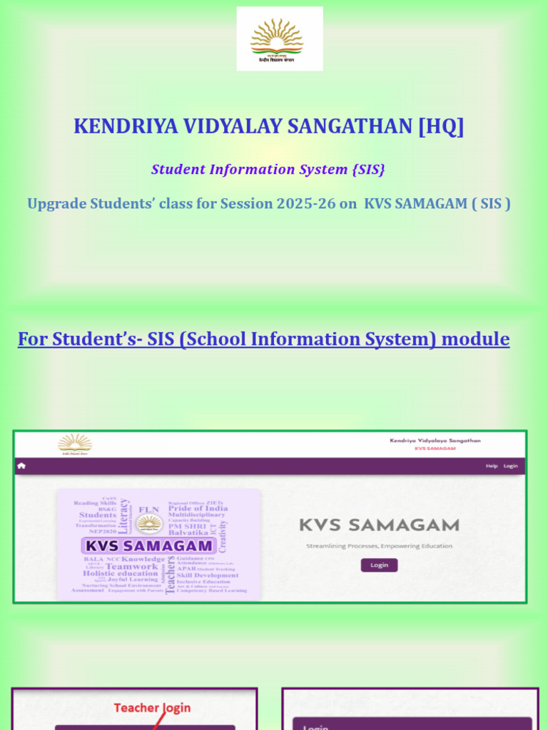 Sis Module - For School For Student Upgradation - Final | PDF | Computing