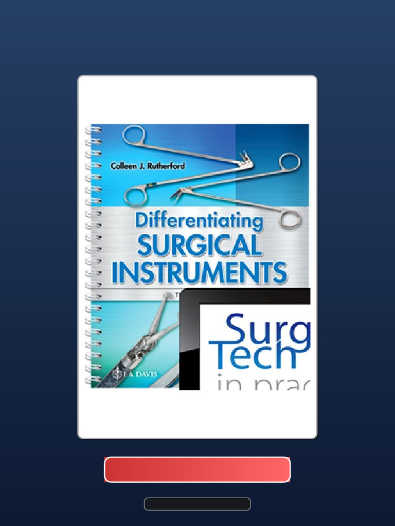 Complete Bundle Differentiating Surgical Instruments 3rd Edition ...