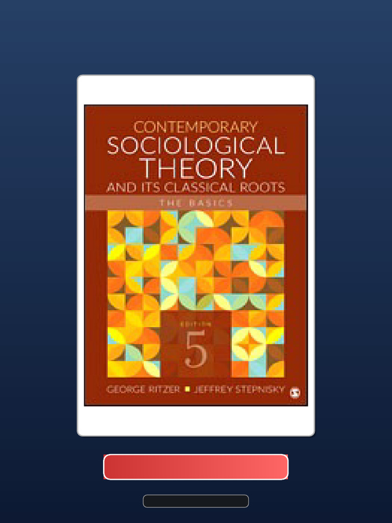 Complete Bundle Contemporary Sociological Theory and Its Classical ...