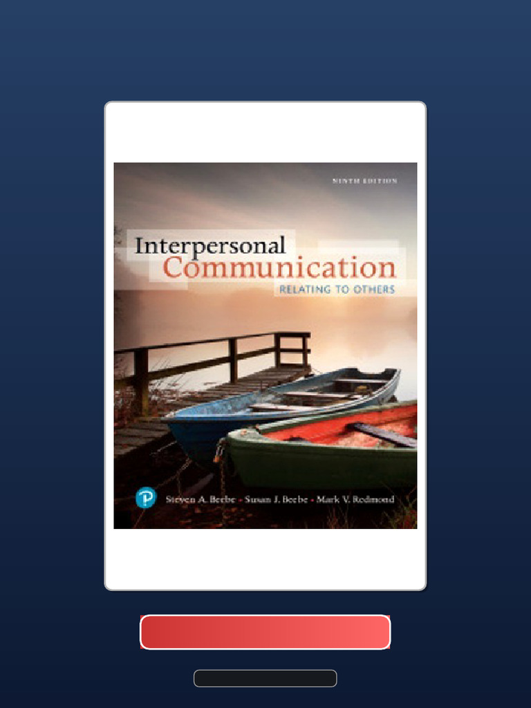 Complete Bundle Interpersonal Communication Relating To Others 9th ...