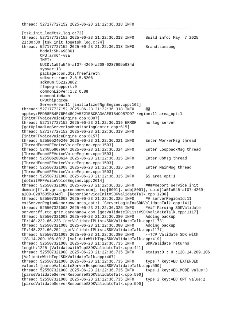 FFRTC Log | PDF | Internet | Computing