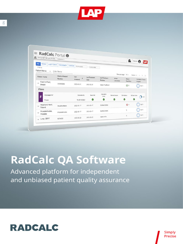 Radcalc Bro en 1-4 2024-01-09 A4 Web | PDF | Radiation Therapy | Dosimetry